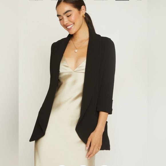 french mauve | Jackets & Coats | French Mauve Melanie Jacket Black ...
